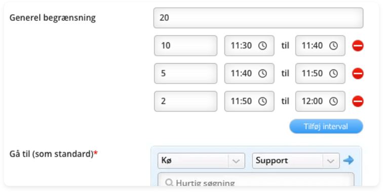 Kaldsbegrænser - mere kontrol over antal opkald i spidsbelastede tidsrum